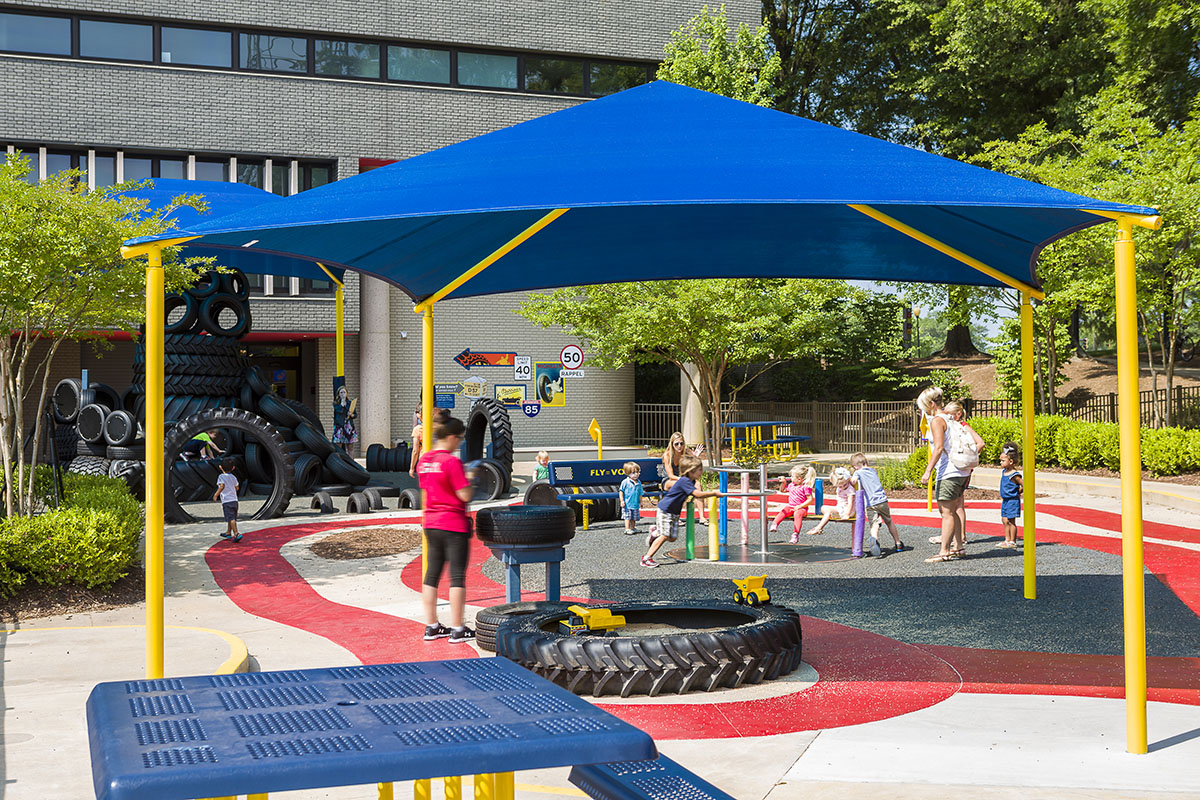 Playground Shade, playground installation - imaginethatplaysystem